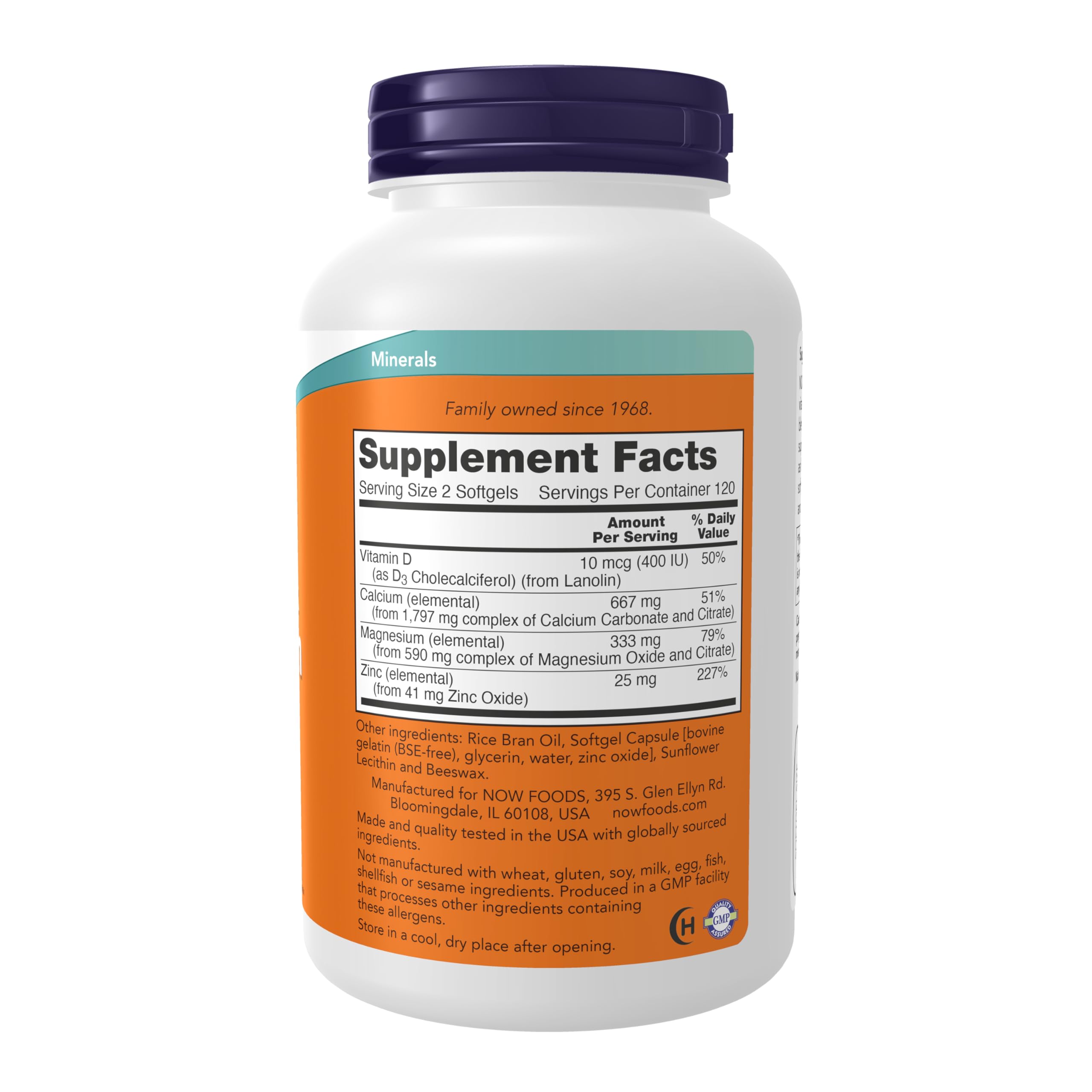 240 softgels of NOW Foods calcium benefits