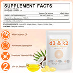 240 softgels of vitamin D3 K2