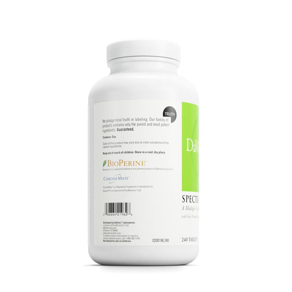 240 tablets of blended vitamin & mineral supplements
