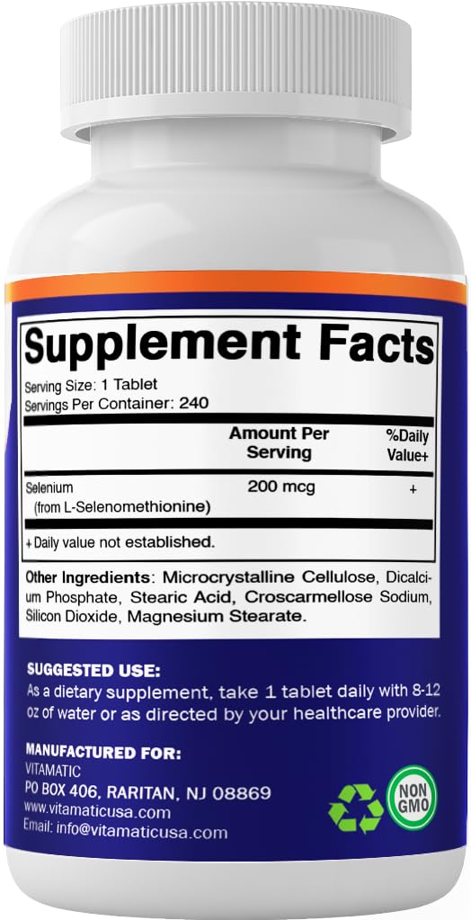 240 tablets of essential selenium