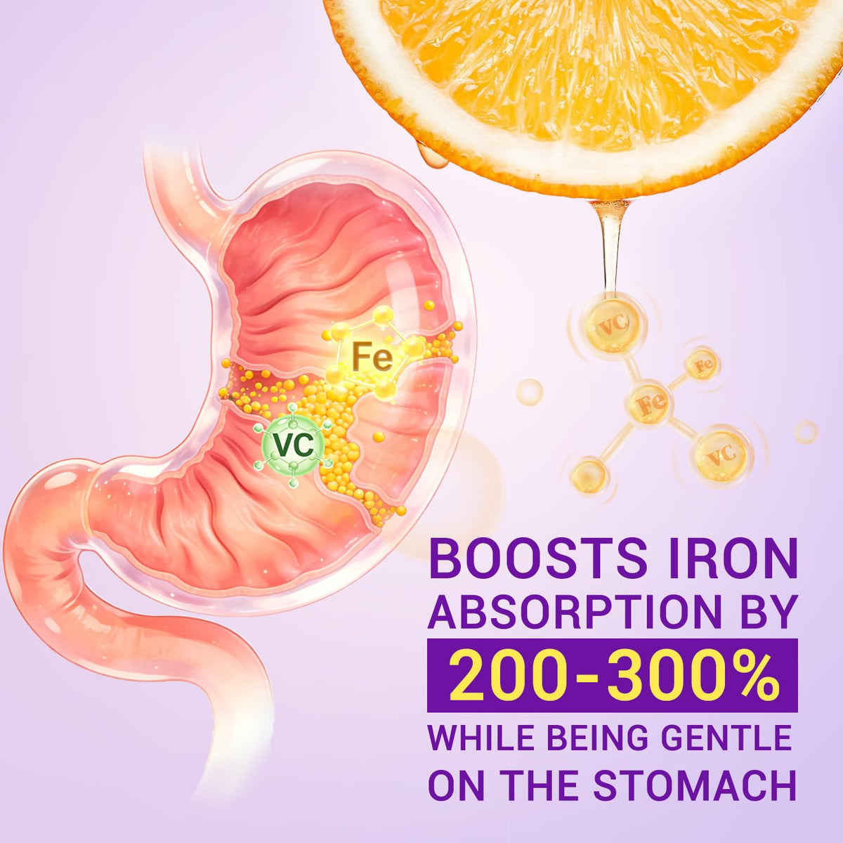 240 tablets of iron support