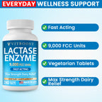 240 tablets of lactase enzymes
