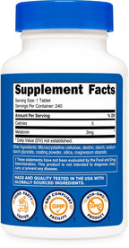 240 tablets of melatonin for convenience
