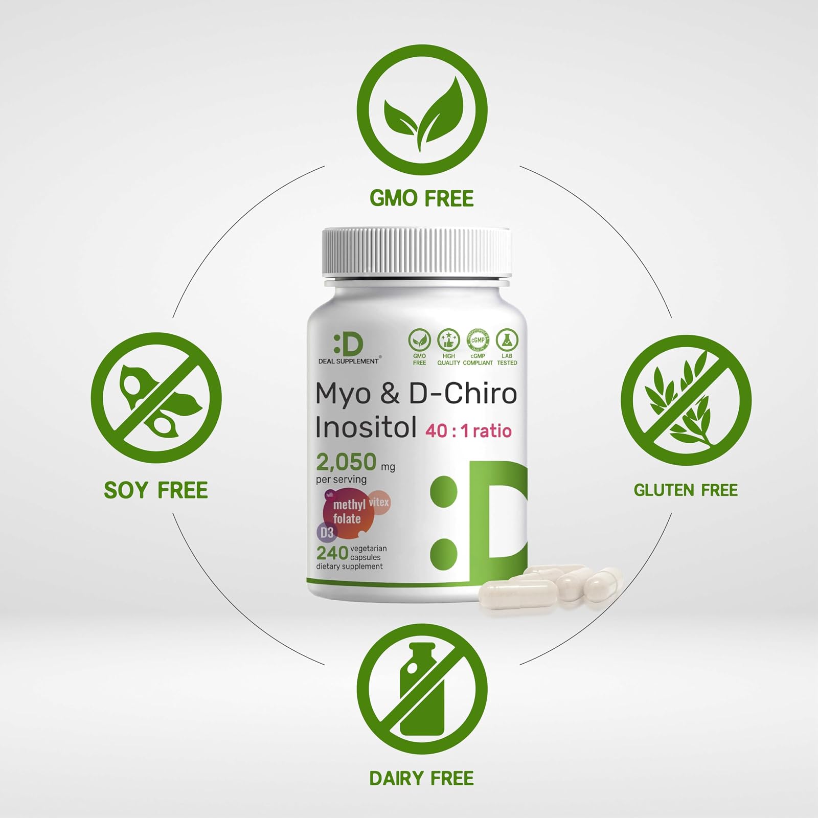 240 veggie capsules for daily use