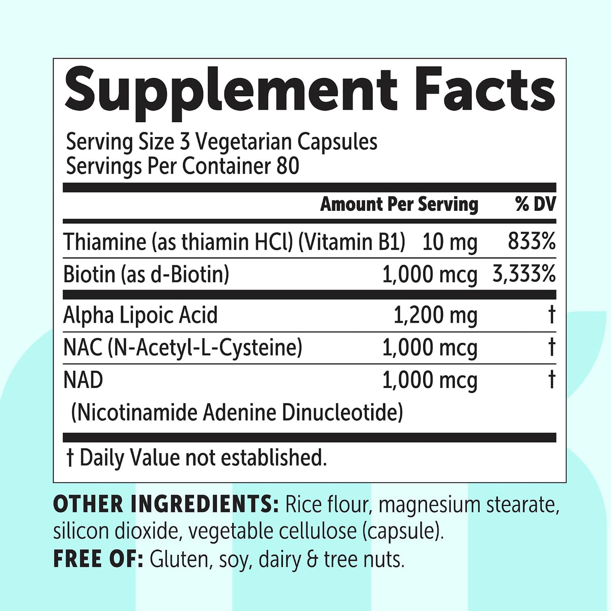 240 veggie capsules for daily use