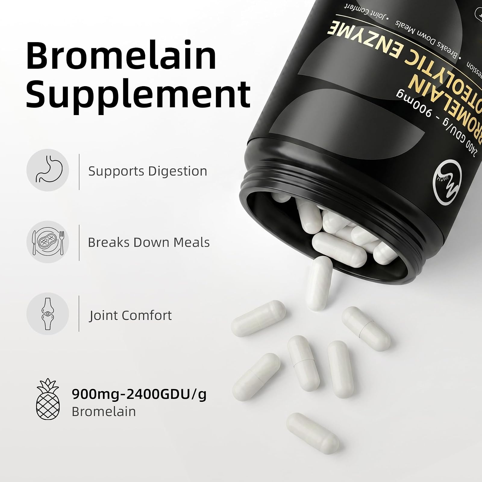2400 GDU bromelain for digestion