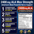 2400 mg Alpha Lipoic Acid for wellness
