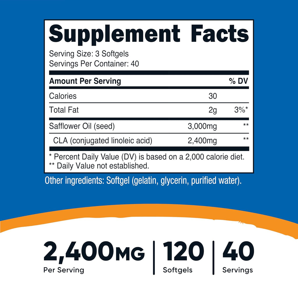 2400 mg CLA supplement for fitness
