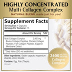 2400 mg collagen capsules for beauty