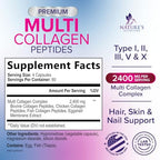 2400 mg collagen peptides supplement