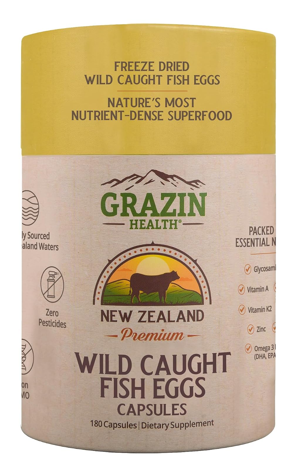 2400 mg fish eggs for omega-3 support