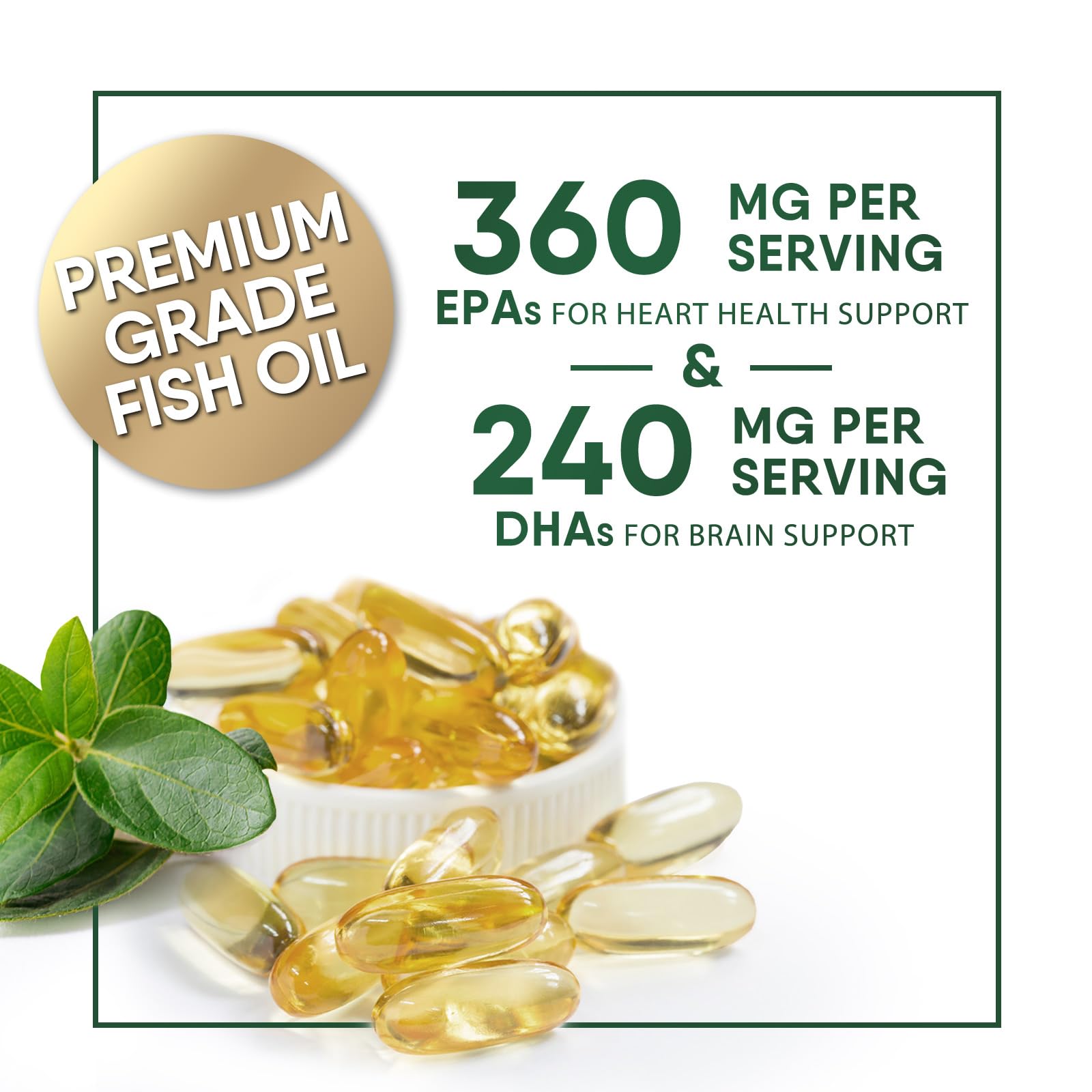 2400 mg fish oil for wellness