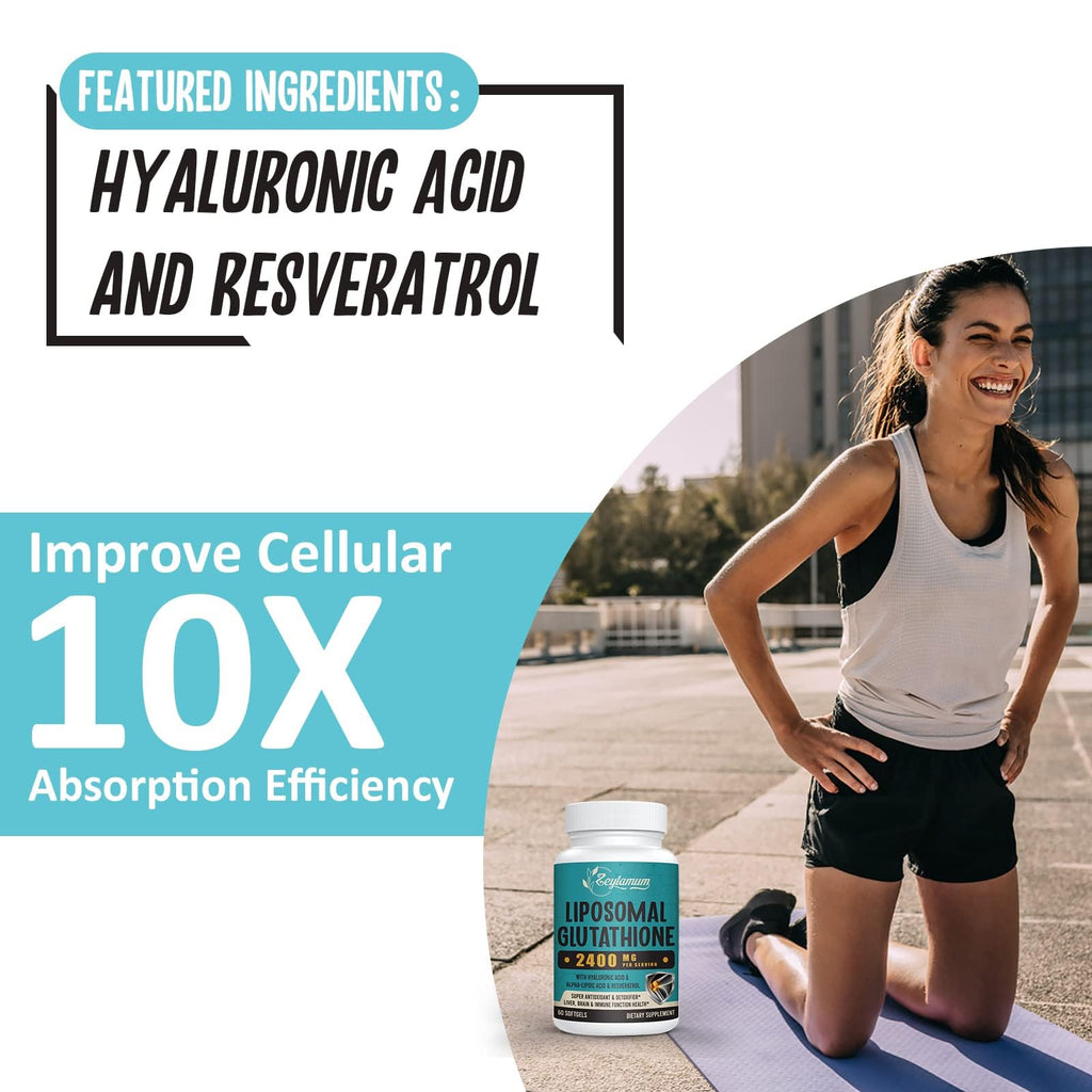 2400 mg glutathione for detox support