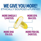 2400 mg Omega 3 supplement