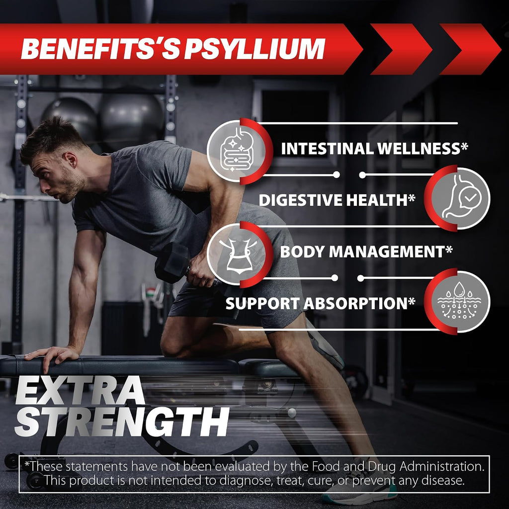 2400 mg psyllium husk dosage