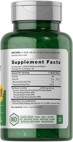 2400 mg sunflower lecithin capsules
