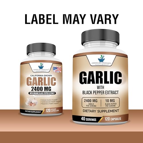2400mg aged garlic dosage