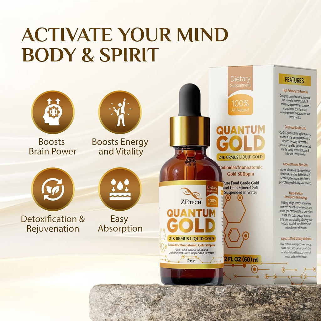 24K gold drops for wellness