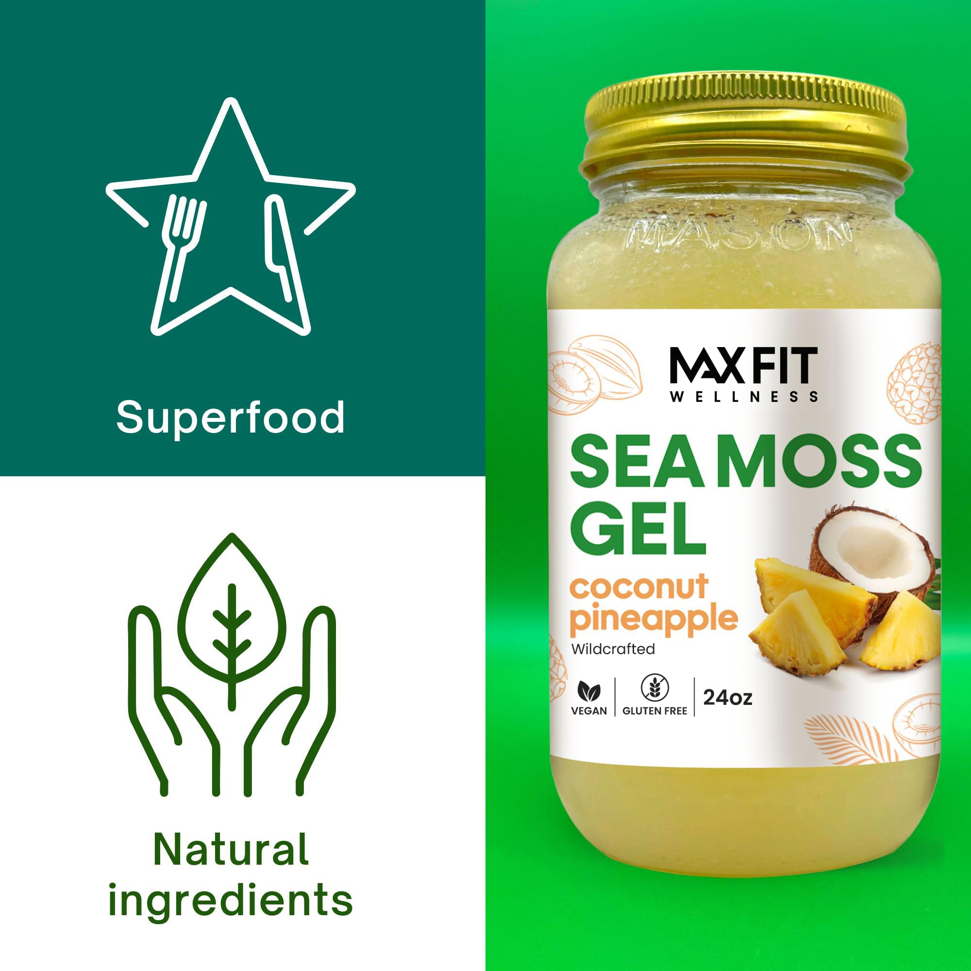 24oz sea moss gel jar