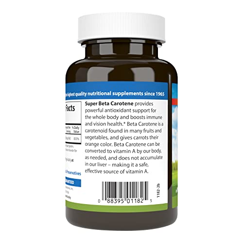 25,000 IU beta carotene capsules