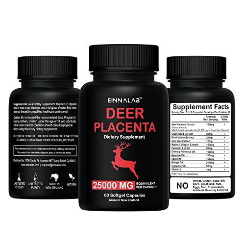 25,000mg deer placenta benefits