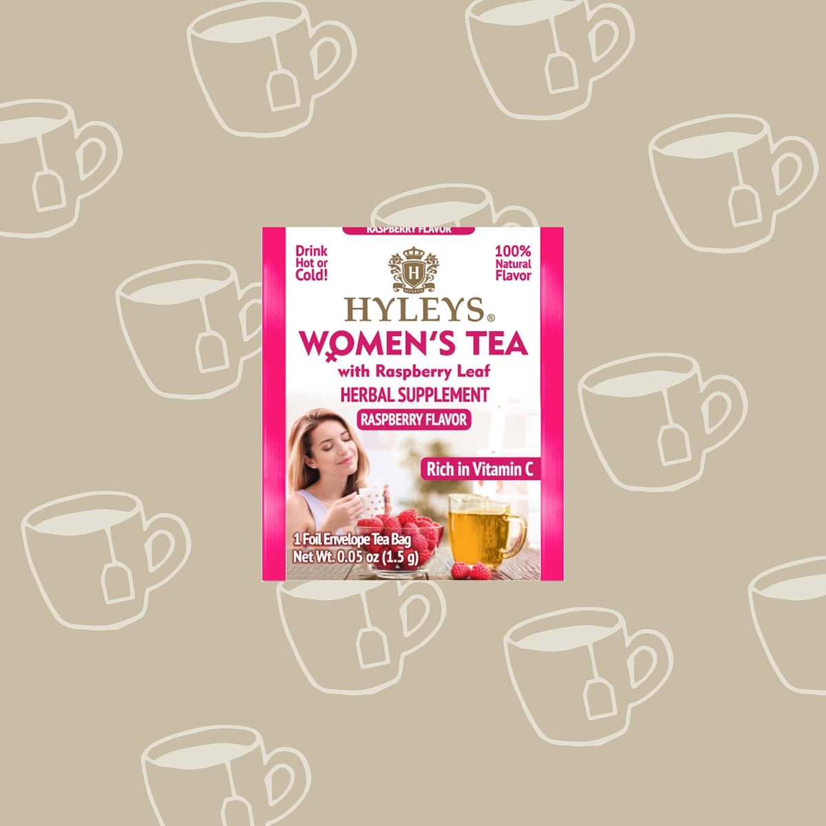25 bags of Hyleys herbal tea