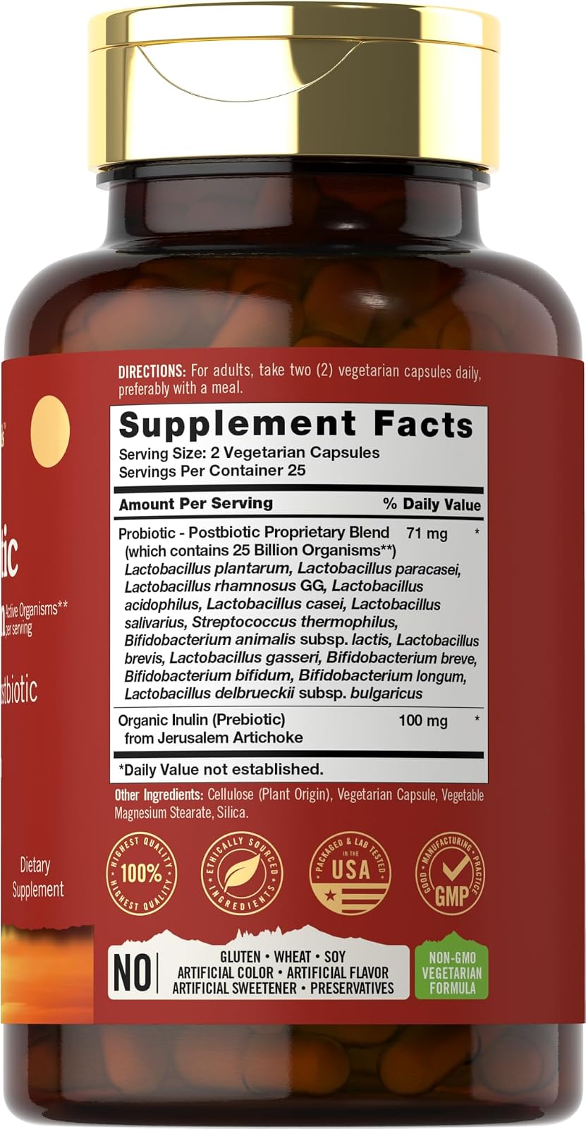25 billion CFU digestive support