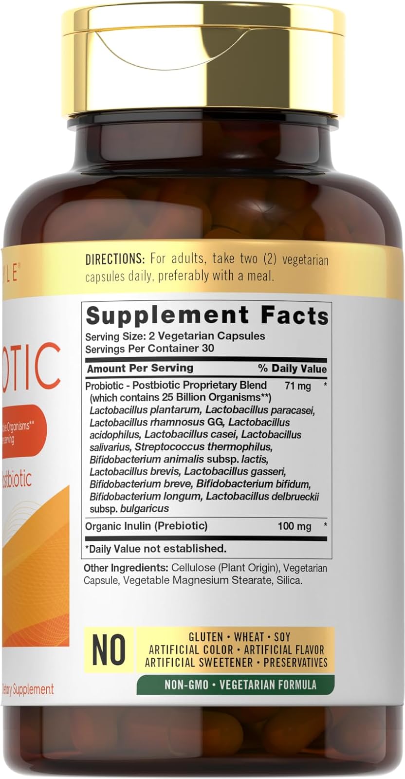 25 billion CFU probiotic capsules