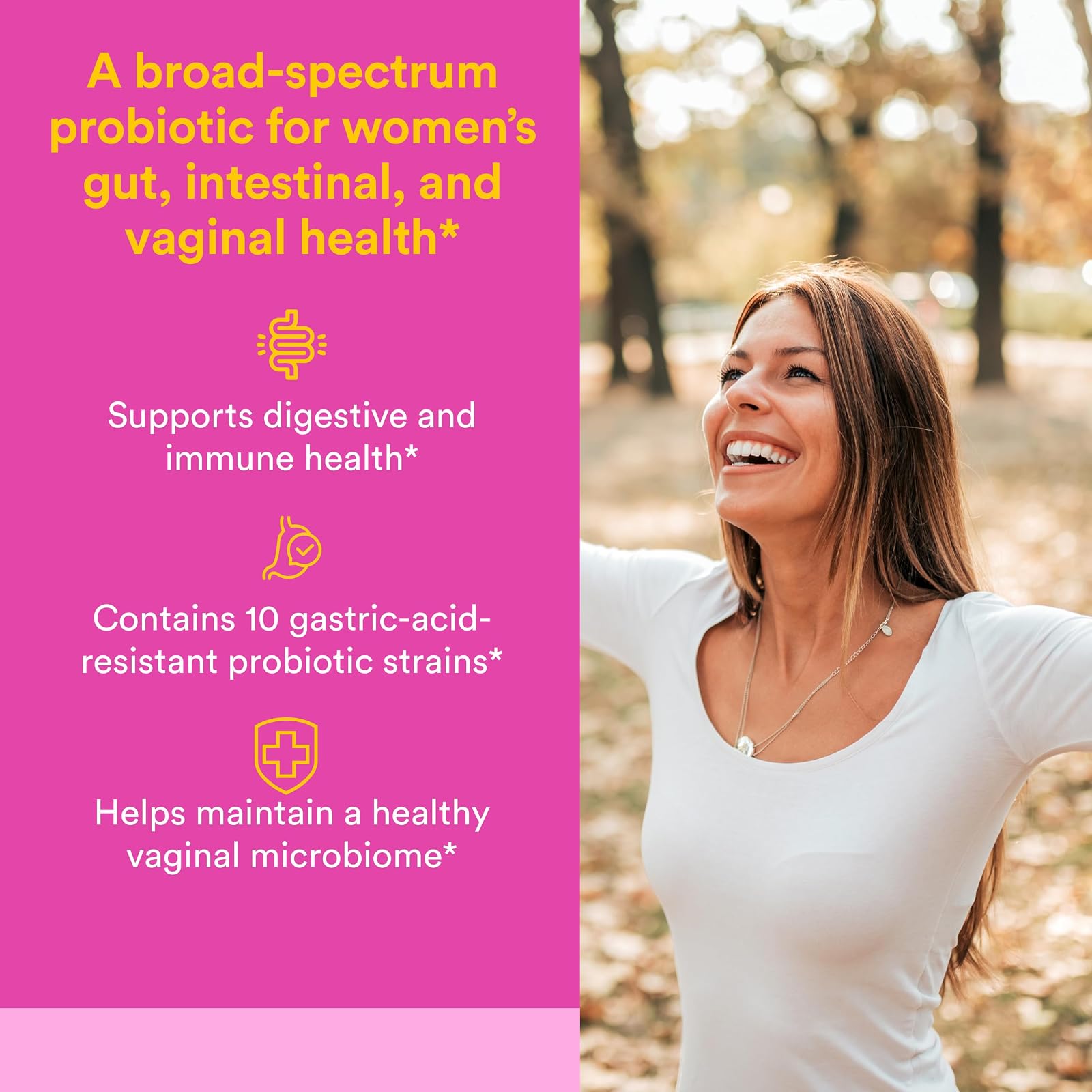 25 billion CFU probiotic for women