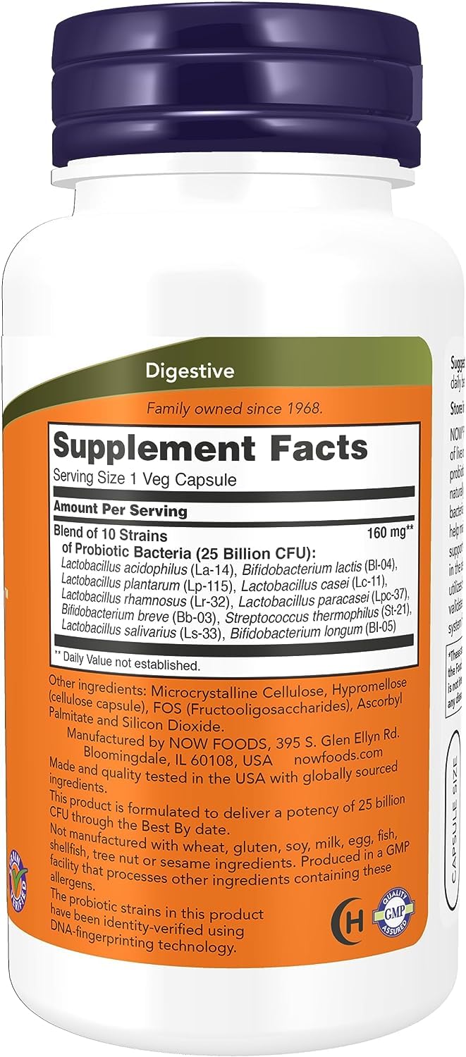 25 billion CFU probiotic supplement