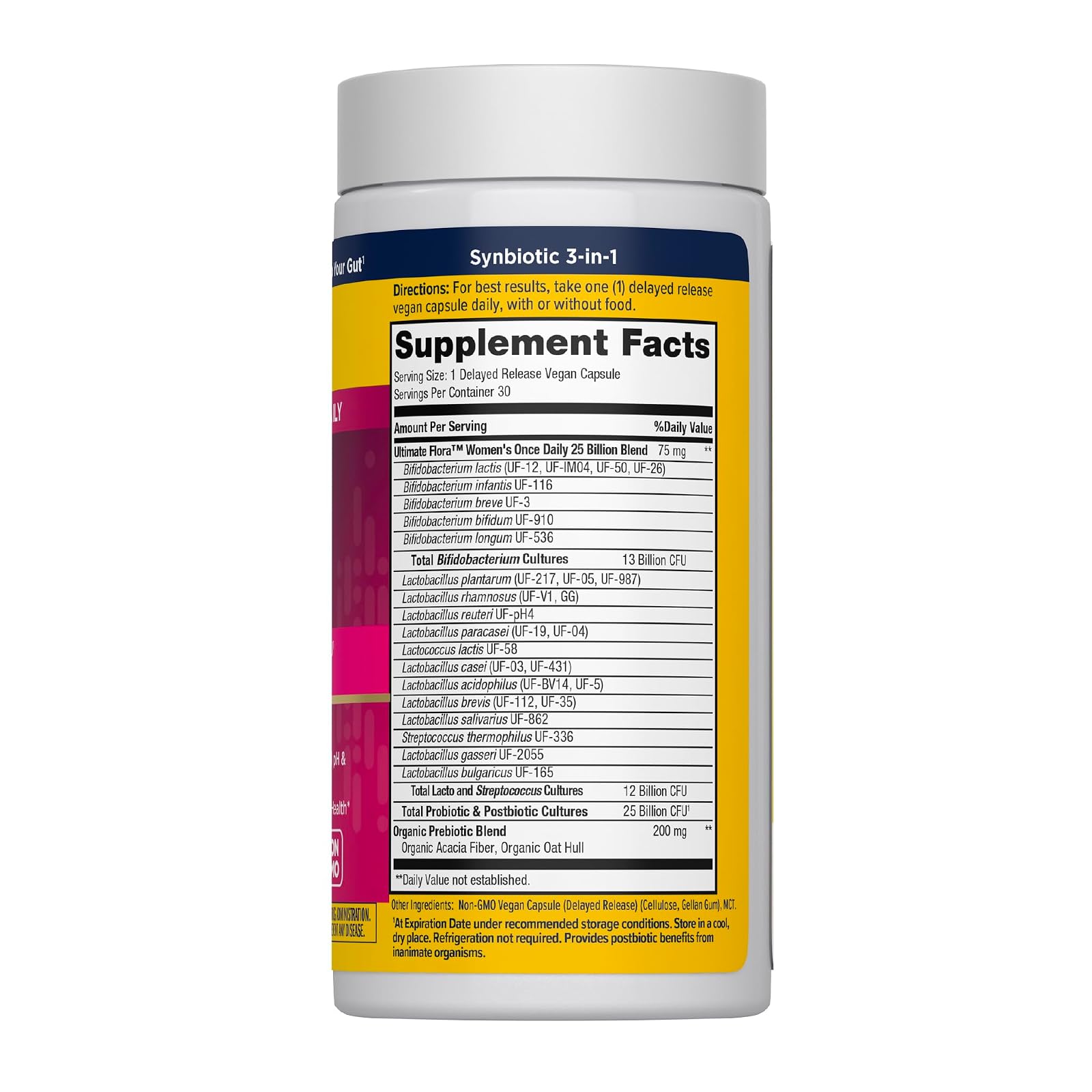 25 billion CFU probiotic support