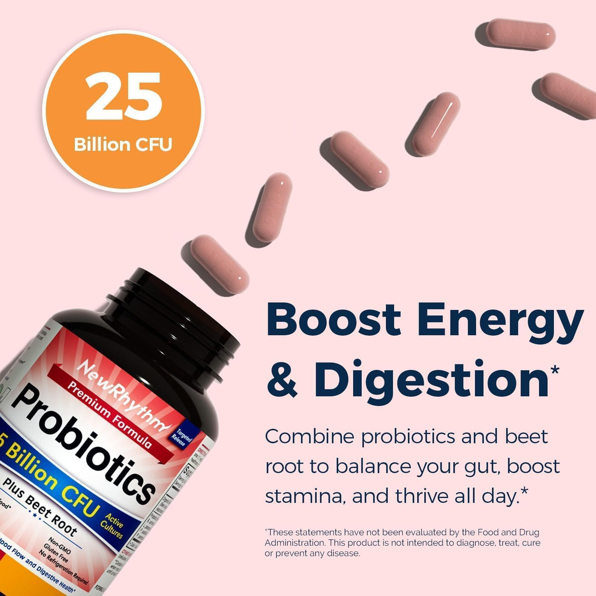 25 billion CFU probiotics for women