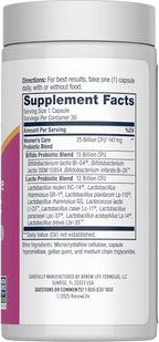 25 billion CFU probiotics for women