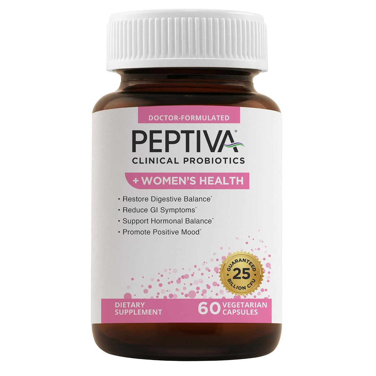 25 billion CFU women's probiotic capsules