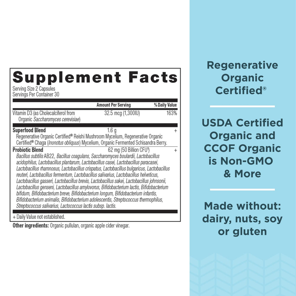 25 billion CFUs probiotic benefits
