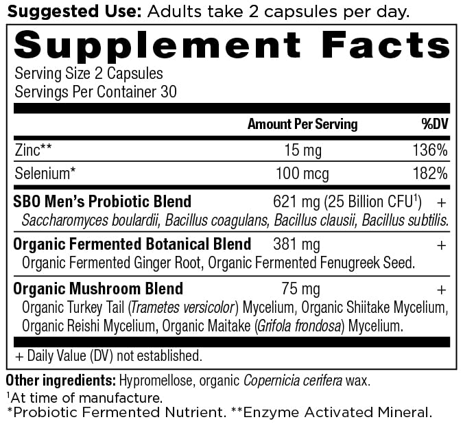 25 billion CFUs probiotics for women
