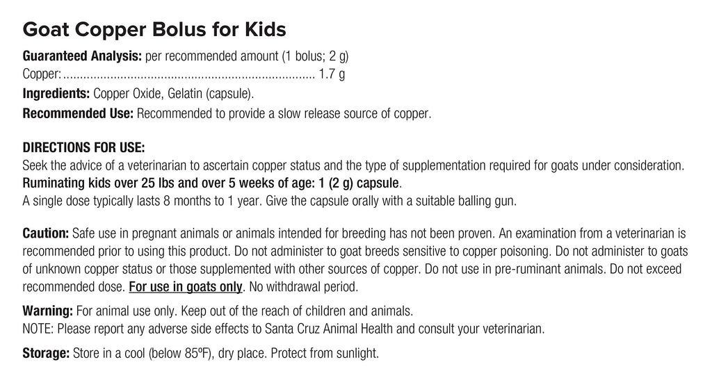 25 count goat health supplement