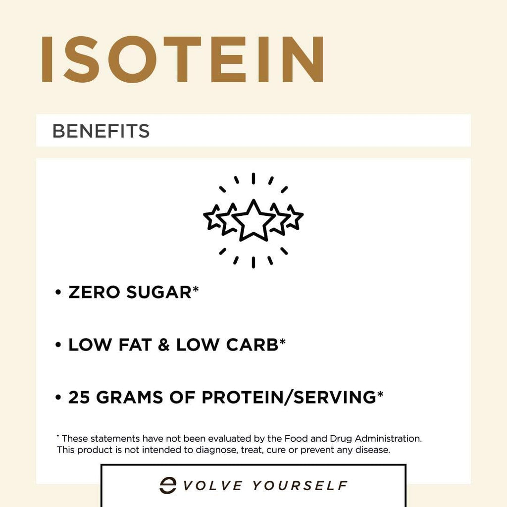 25 g protein per serving Isotein