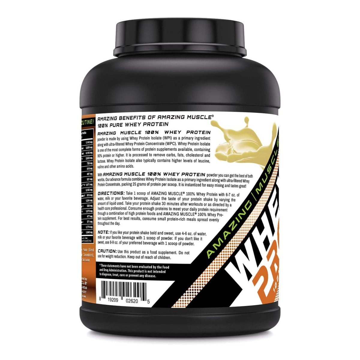 25 g whey protein for post-workout recovery