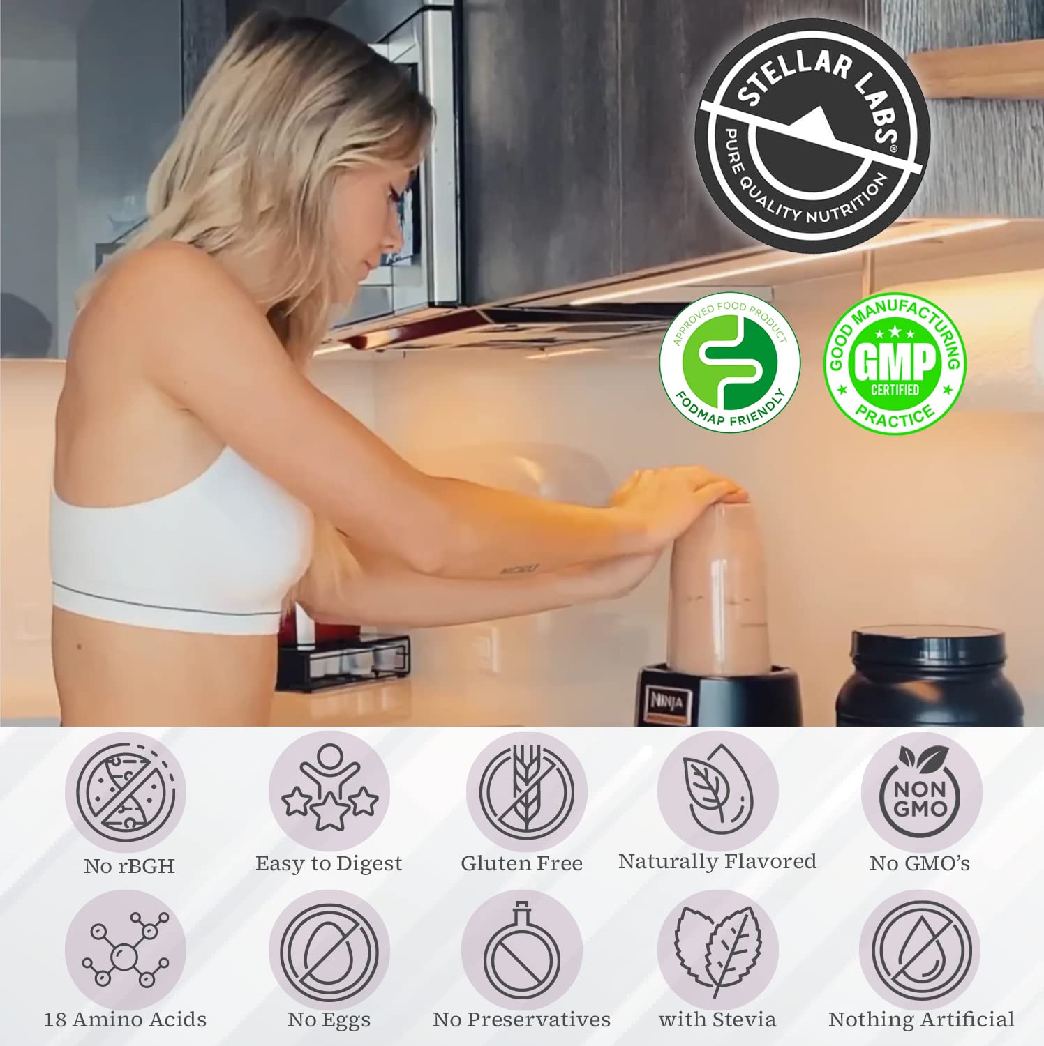 25 g whey protein per serving