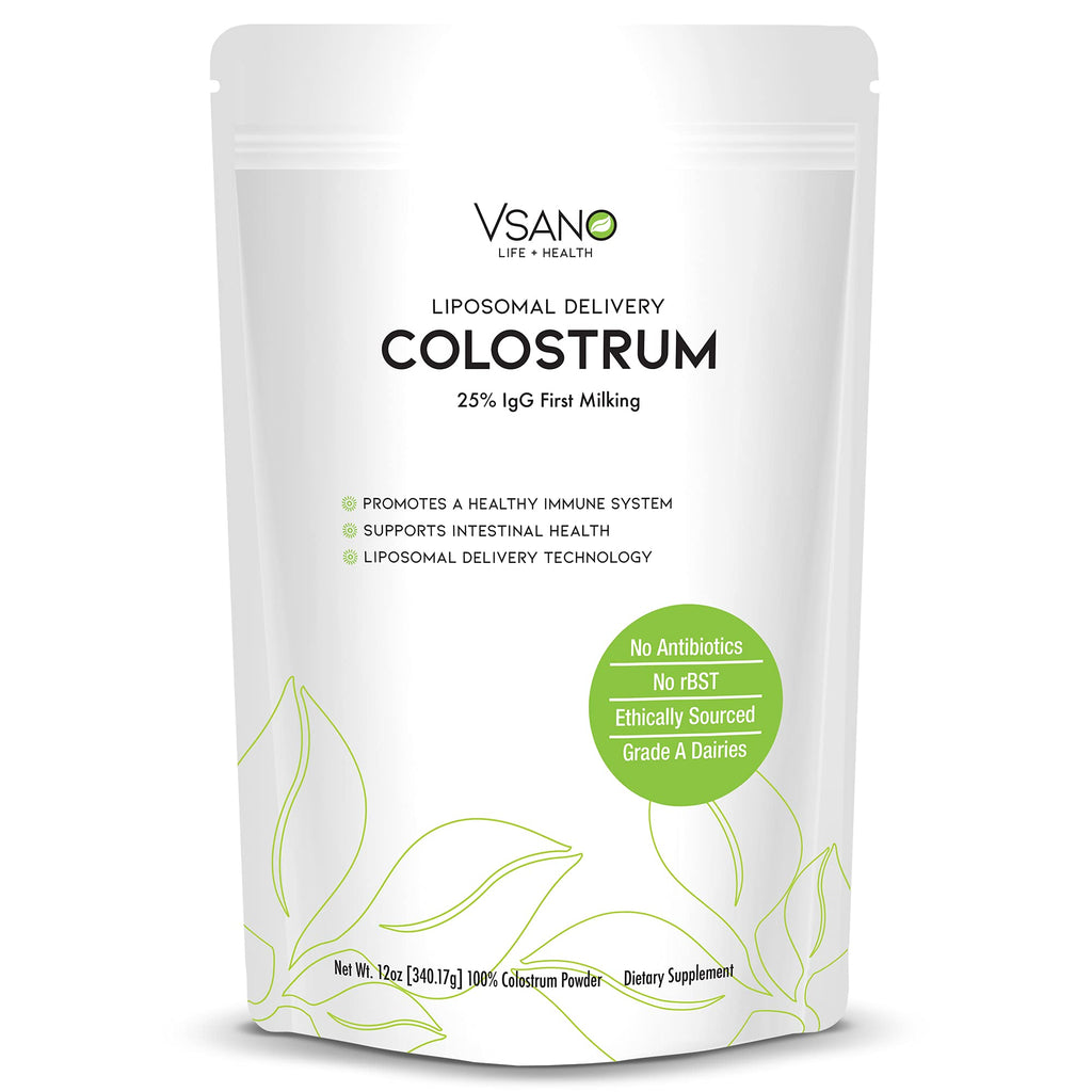 25% IgG liposomal colostrum for immunity