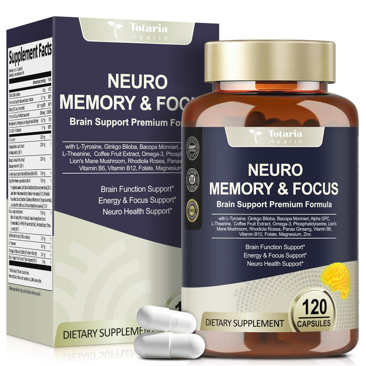 25 in 1 brain supplements for focus