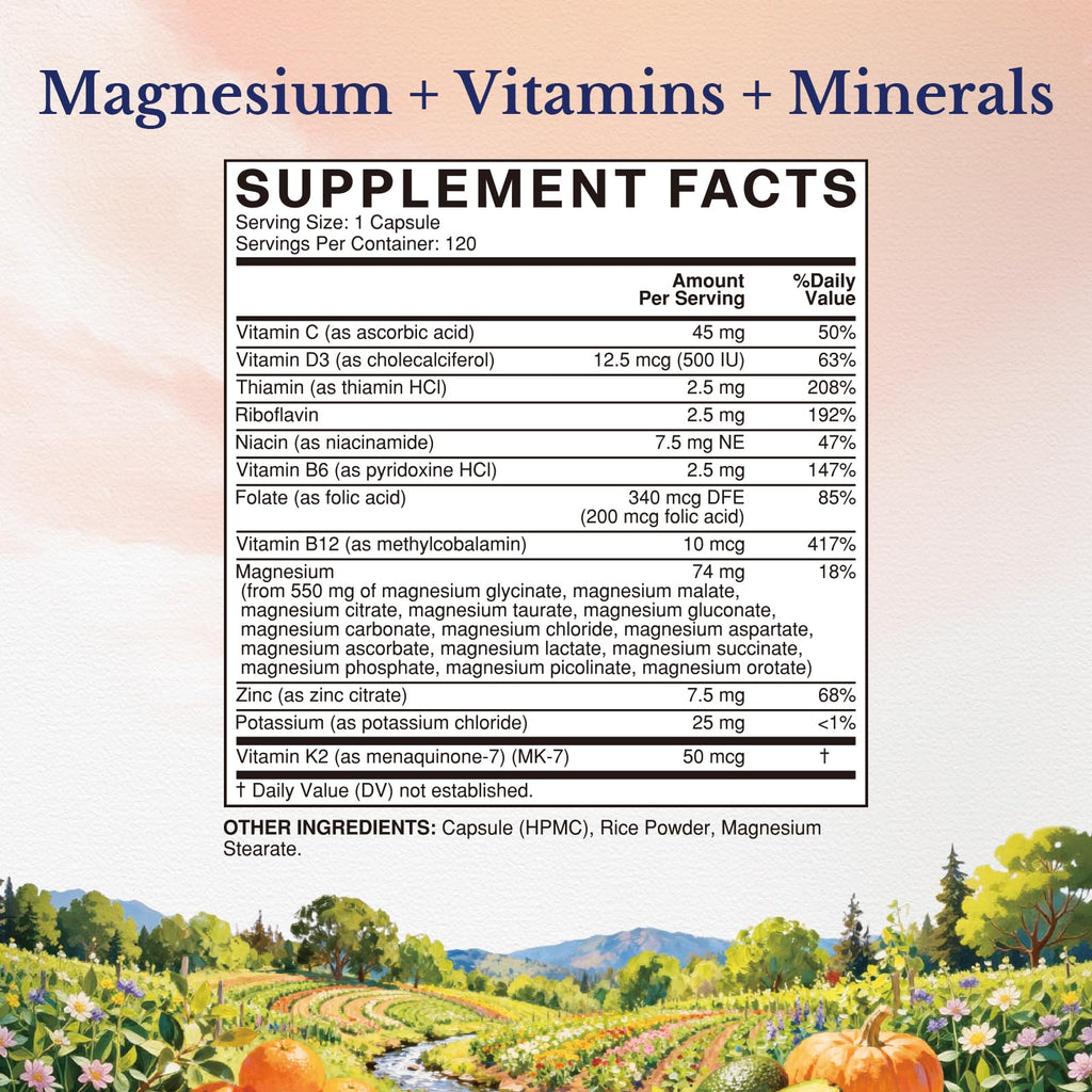 25-in-1 magnesium supplement for energy