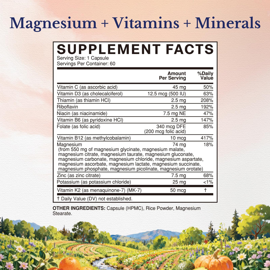 25-in-1 magnesium supplement for energy