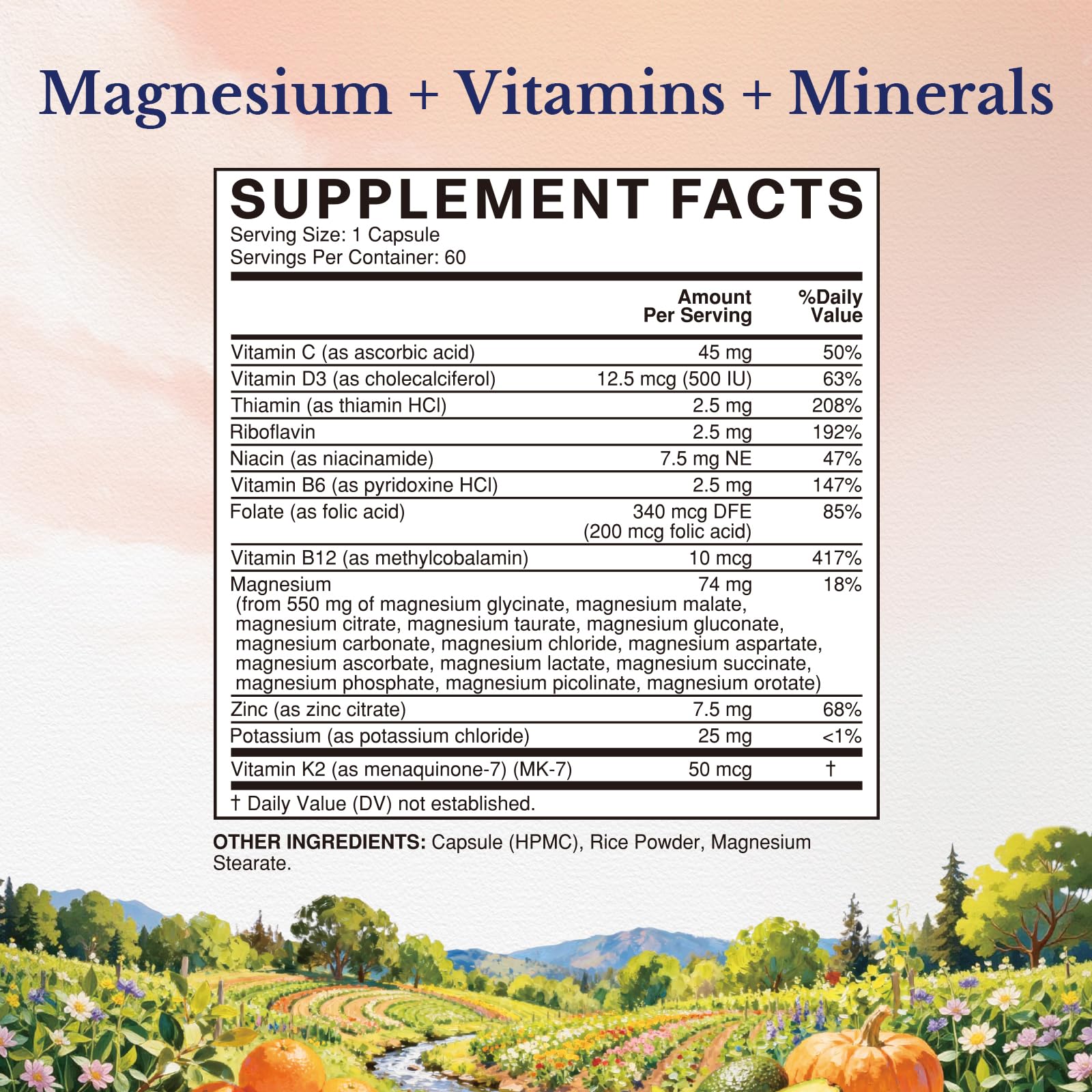 25-in-1 magnesium supplement for energy