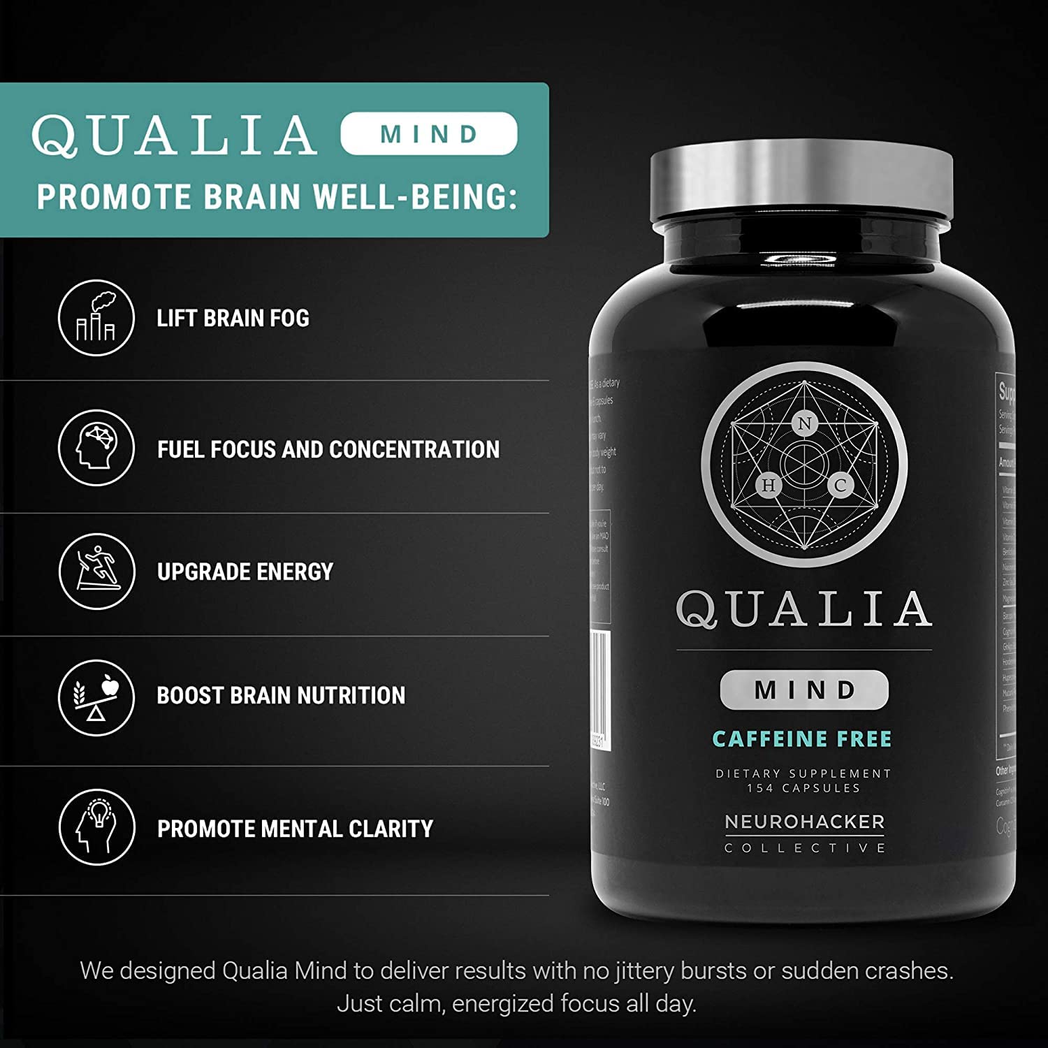 25+ ingredients for cognitive function