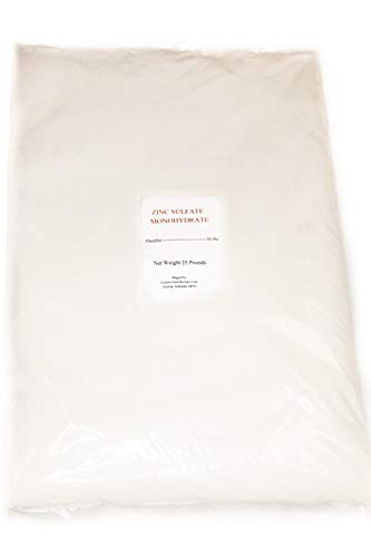 25 lb bag of zinc supplement