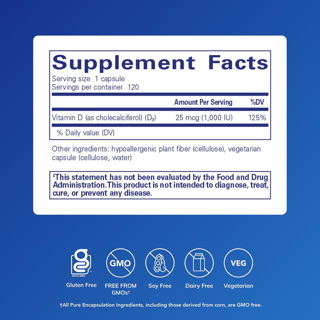 25 mcg vitamin D for immune support