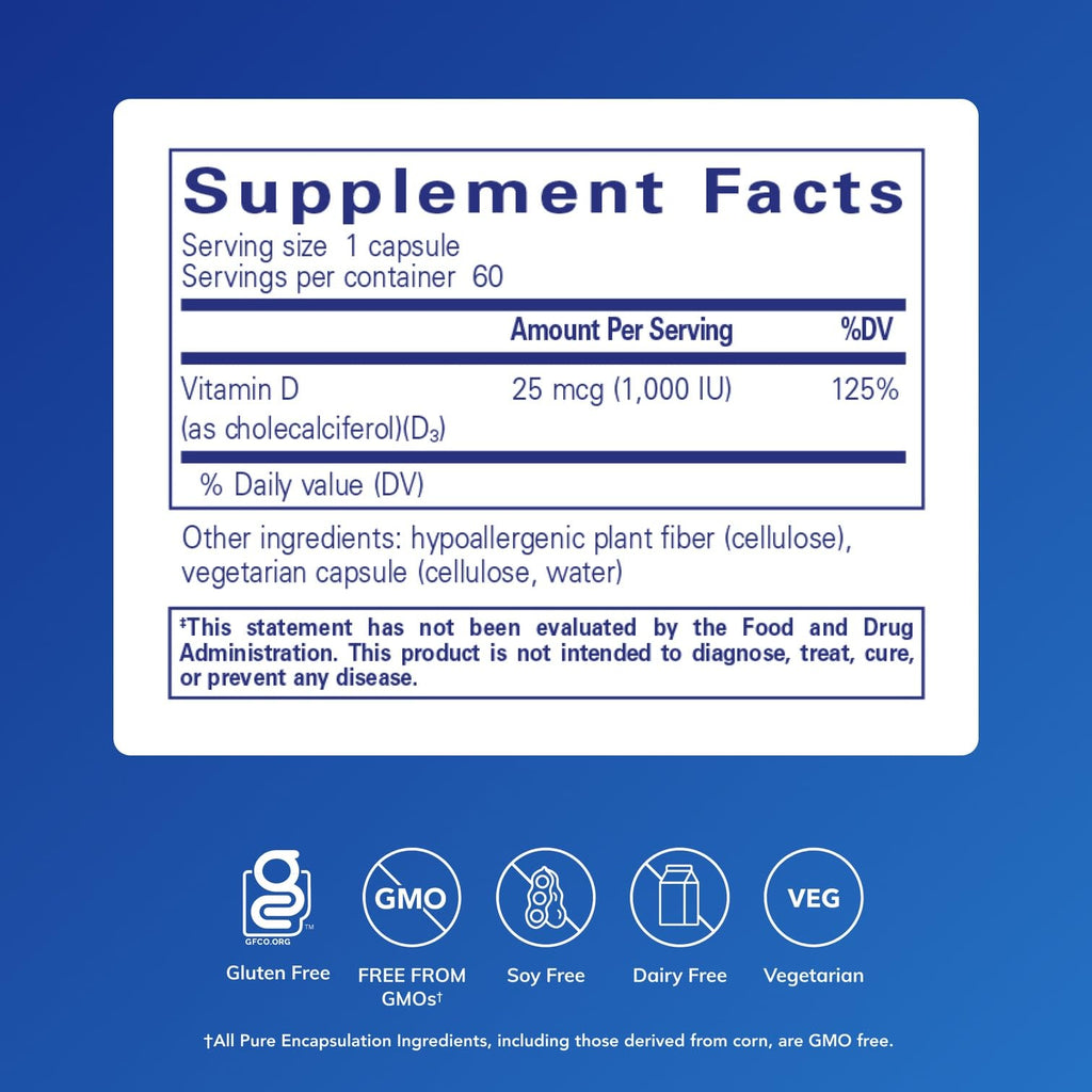 25 mcg vitamin D for immune support
