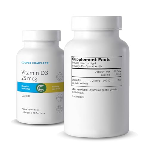 25 mcg Vitamin D3 for immunity